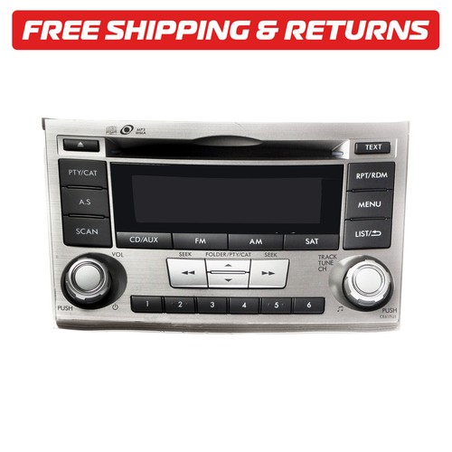 2012-2014 Subaru Legacy Radio Receiver AM FM CD Player 86201AJ61A OEM ...