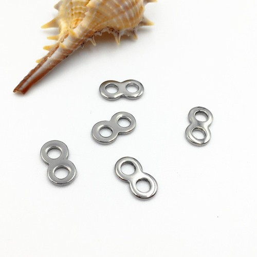 30 Pack Stainless Steel Figure 8 Steel Desk Top Table 8-Shaped Buckle ...