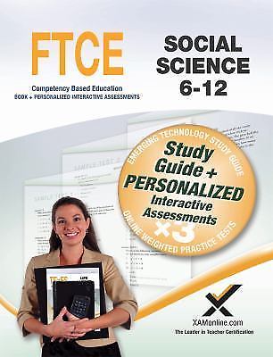 FTCE Social Science 6-12 Book and Online by Sharon Wynne (2014, Trade ...