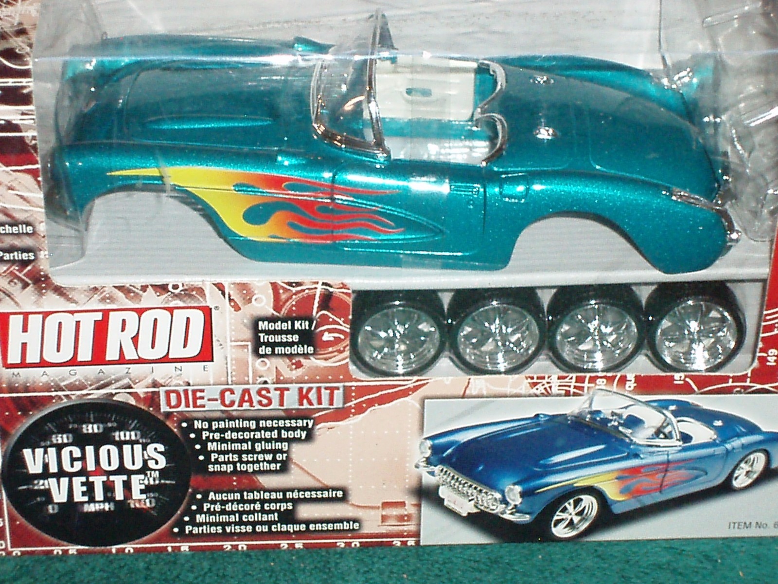 CLASSIC METAL WORKS CHEVY CORVETTE CUSTOM ASSEMBLY KIT 1/24 "VICIOUS ...