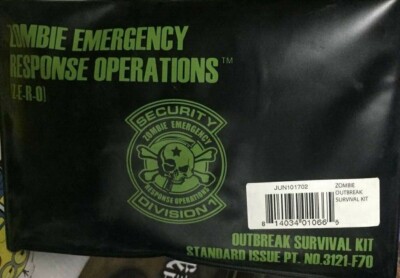 Spherewerx Zombie Outbreak Survival Kit Standard Issue PT. NO. 3121-F70 ...
