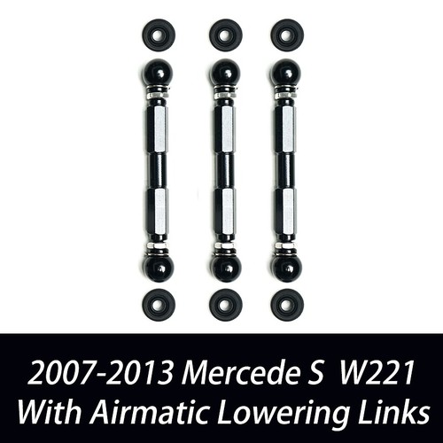 FOR MERCEDES BENZ S CLASS W221 ADJUSTABLE LOWERING LINKS *AIR ...