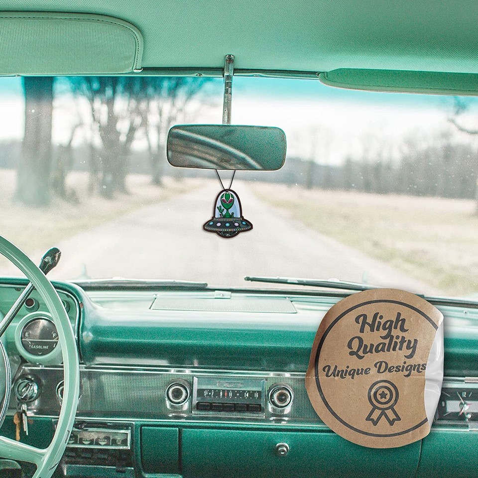 Alien Air Freshener Car Room Office Decoration Area 51 Spaceship Space ...