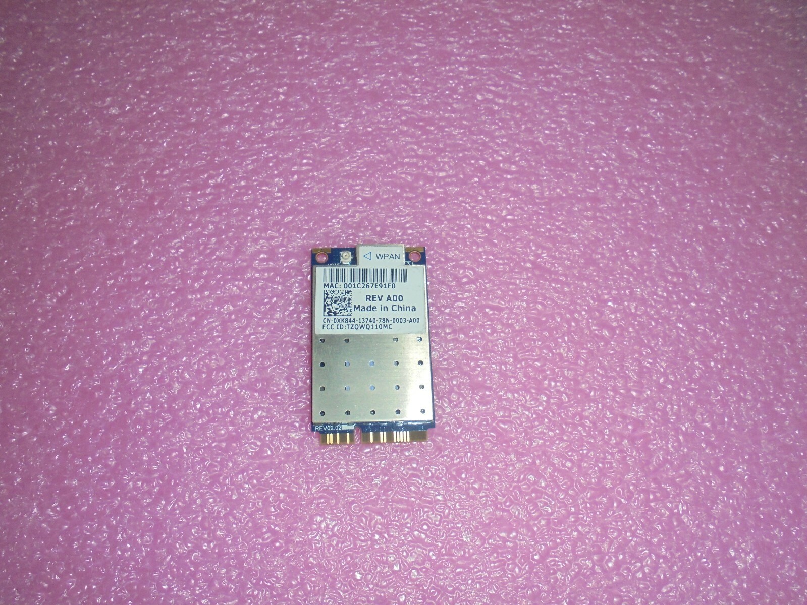 Original Dell 400 WPAN Bluetooth 2.0 Mini PCI Wireless Card Dell XK844 ...