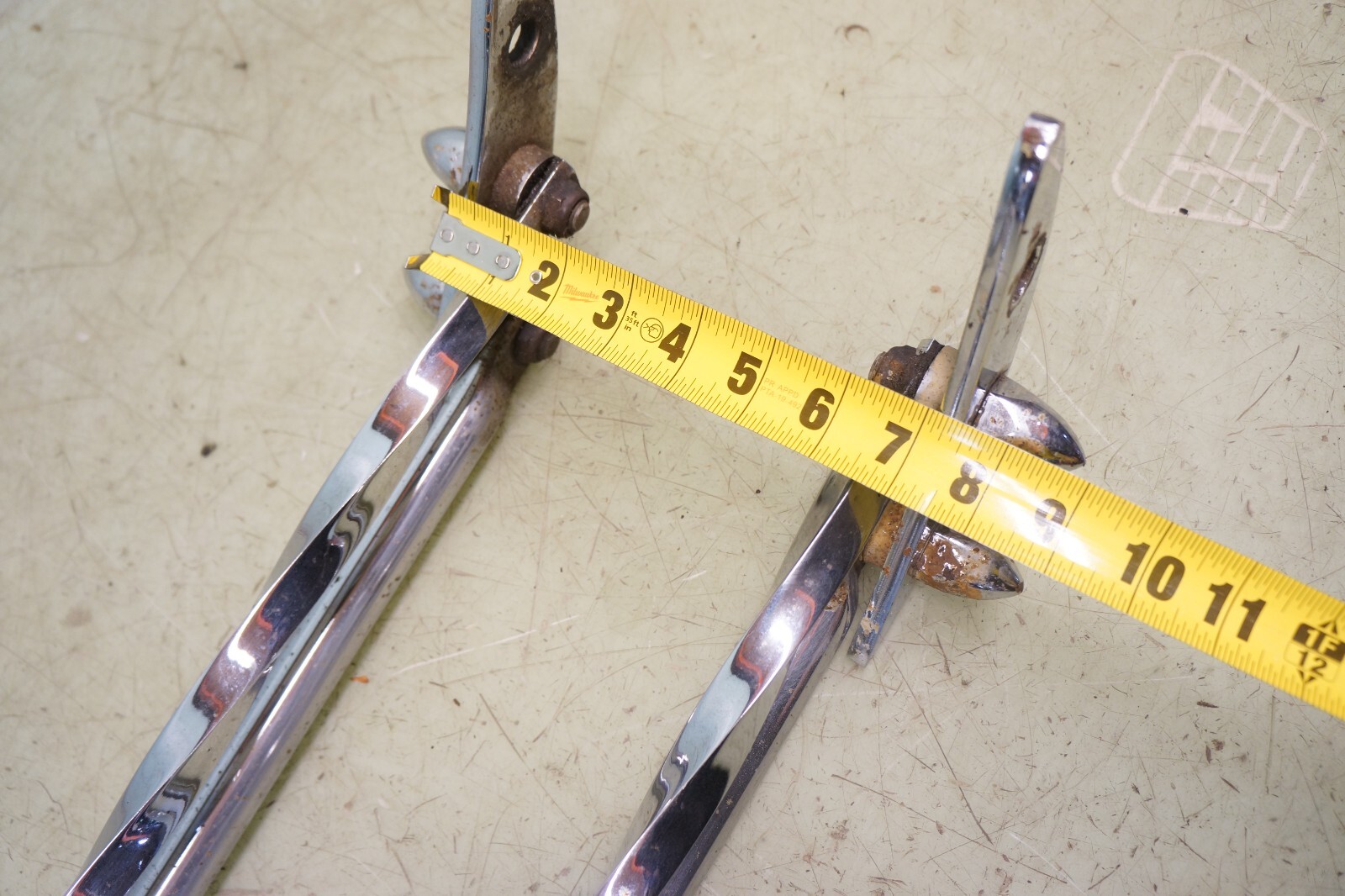 Twisted Chrome Chopper Front End Harley Triumph Springer Motorcycle ...