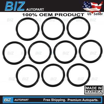 10PCS Coolant Pipe O-ring for 2001-2025 GENESIS HYUNDAI KIA 25462-35504 ...