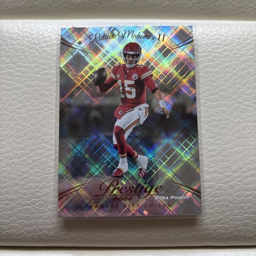 2024 Prestige Extra Points Plaid Foil Patrick Mahomes Kansas City ...