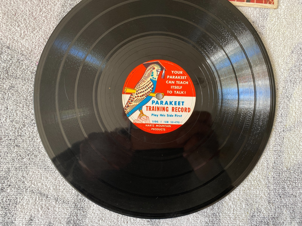 Hartz Mtn- Parakeet Training Record - SPOKEN WORD / USED *VERY GOOD ...