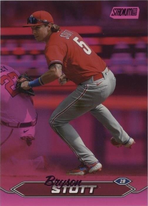 2024 Topps Stadium Club - Bryson Stott #226 Pink Foil for sale online ...