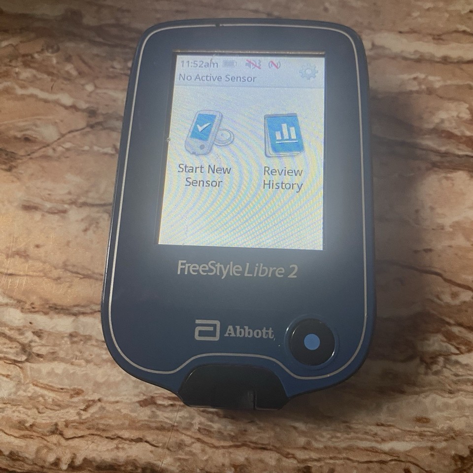 Libre 2 Reader Flash Glucose Monitoring System Abbott w/Charging Cord ...