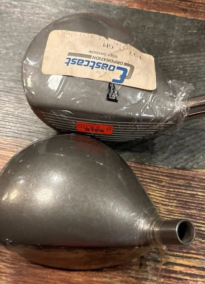 2 NEW IN PLASTIC VINTAGE GOLF HEADS Driver & 5 Wood | eBay