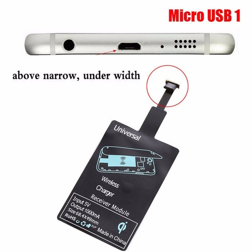 Universal QI Wireless Charging Receiver Charger Module For Micro USB ...