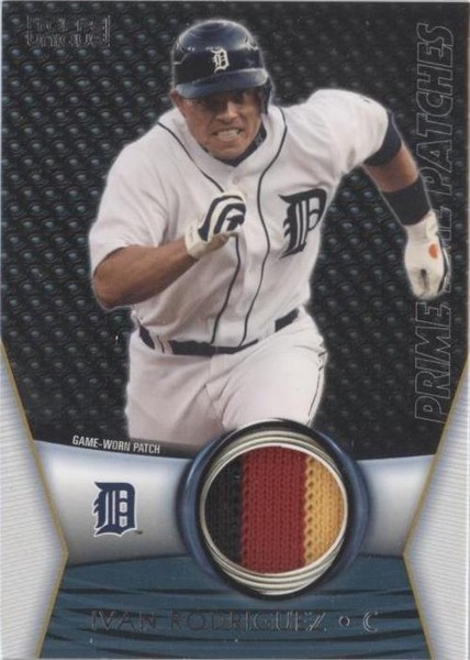 2009 Topps Unique - Prime Time Patches #PTP-95 Ivan Rodriguez /99 (MEM ...