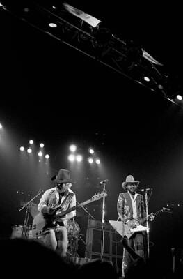 Frank Rube Beard Dusty Hill And Billy Gibbons Of Zz Top 1975 OLD PHOTO ...