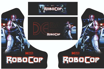 Robocop Themed Bartop Arcade Graphics | eBay
