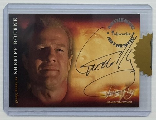 2006 InkWorks Gregg Henry as Sheriff Bourne Auto #A-9 Firefly | eBay