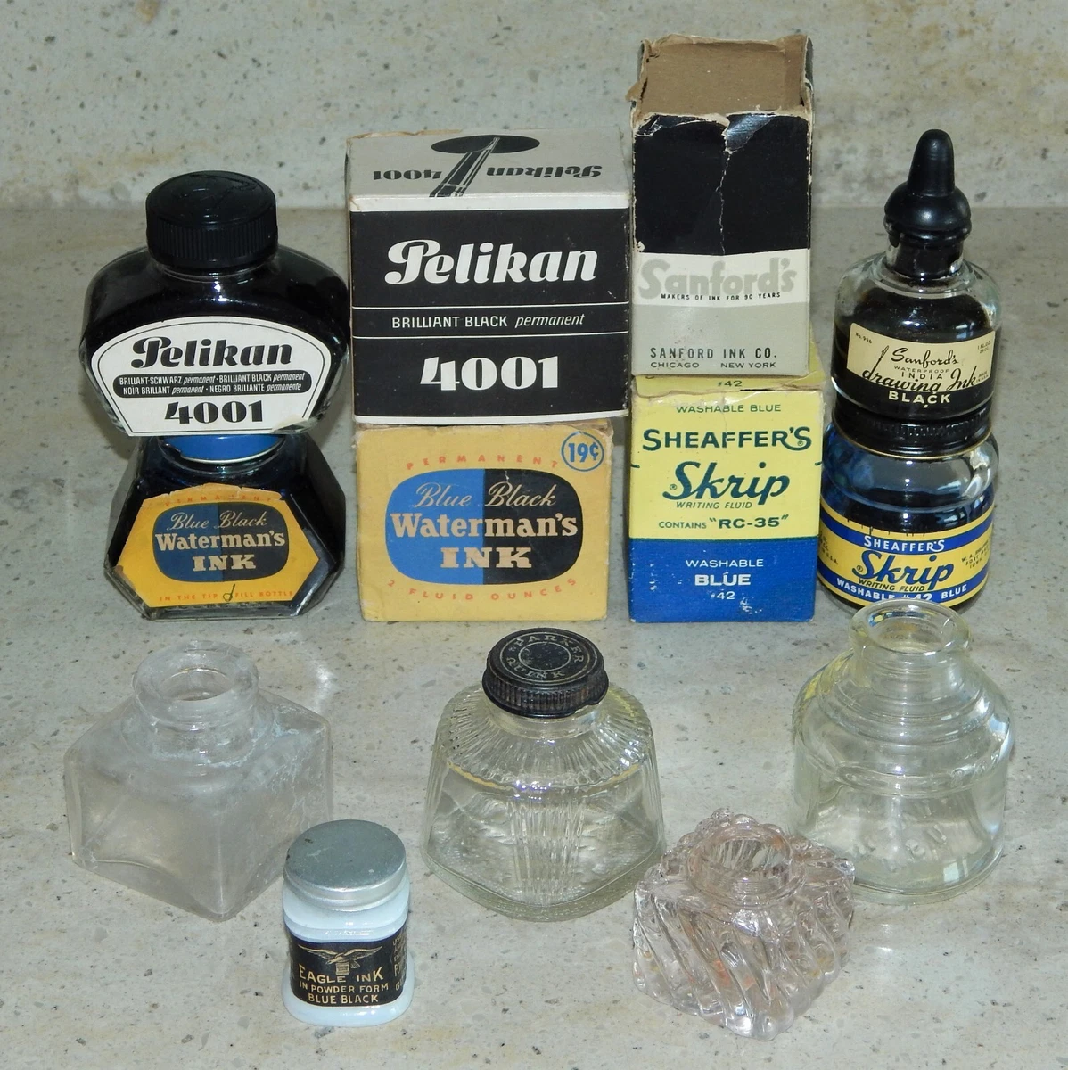 Vintage Fountain Pen And Ink