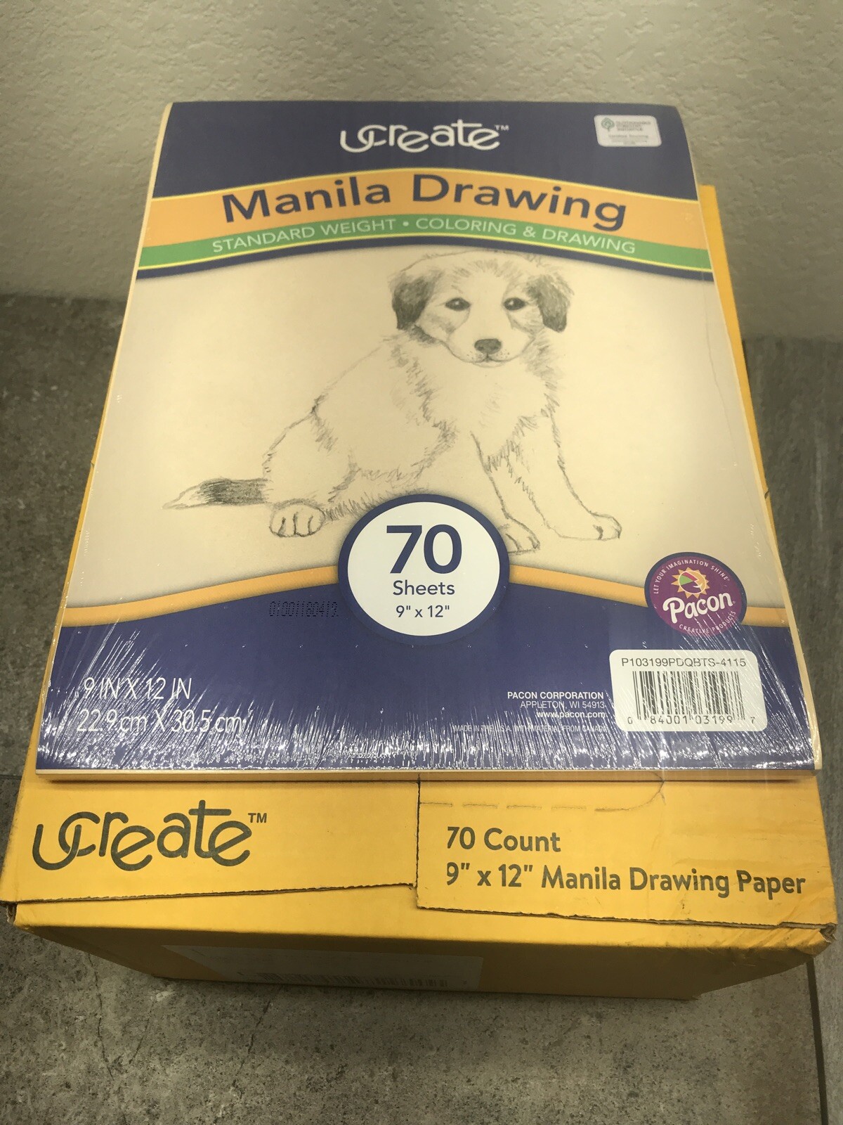 Art 1st Manila Drawing Sketch Paper 70 Sheets 9" X 12" Lightweight ...