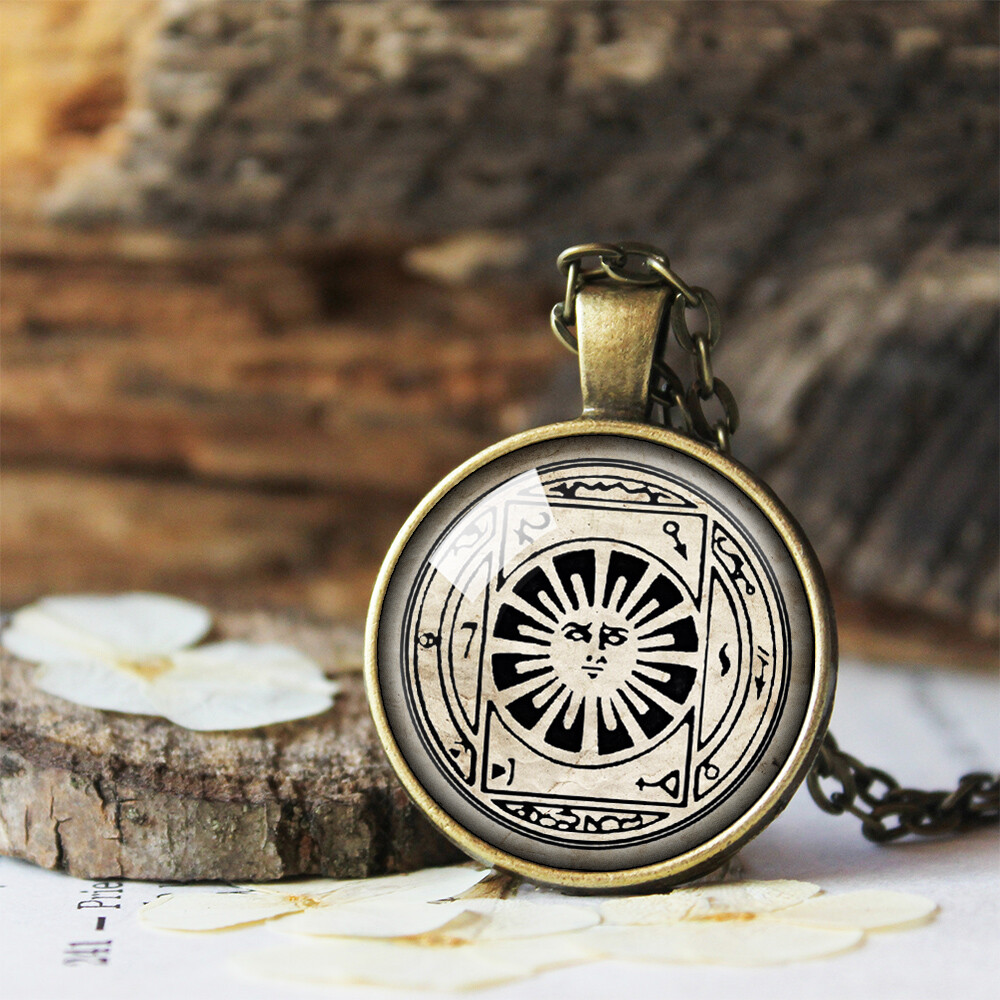 Pewter Talisman For Invisibility Pentacle Necklace Pendant | eBay