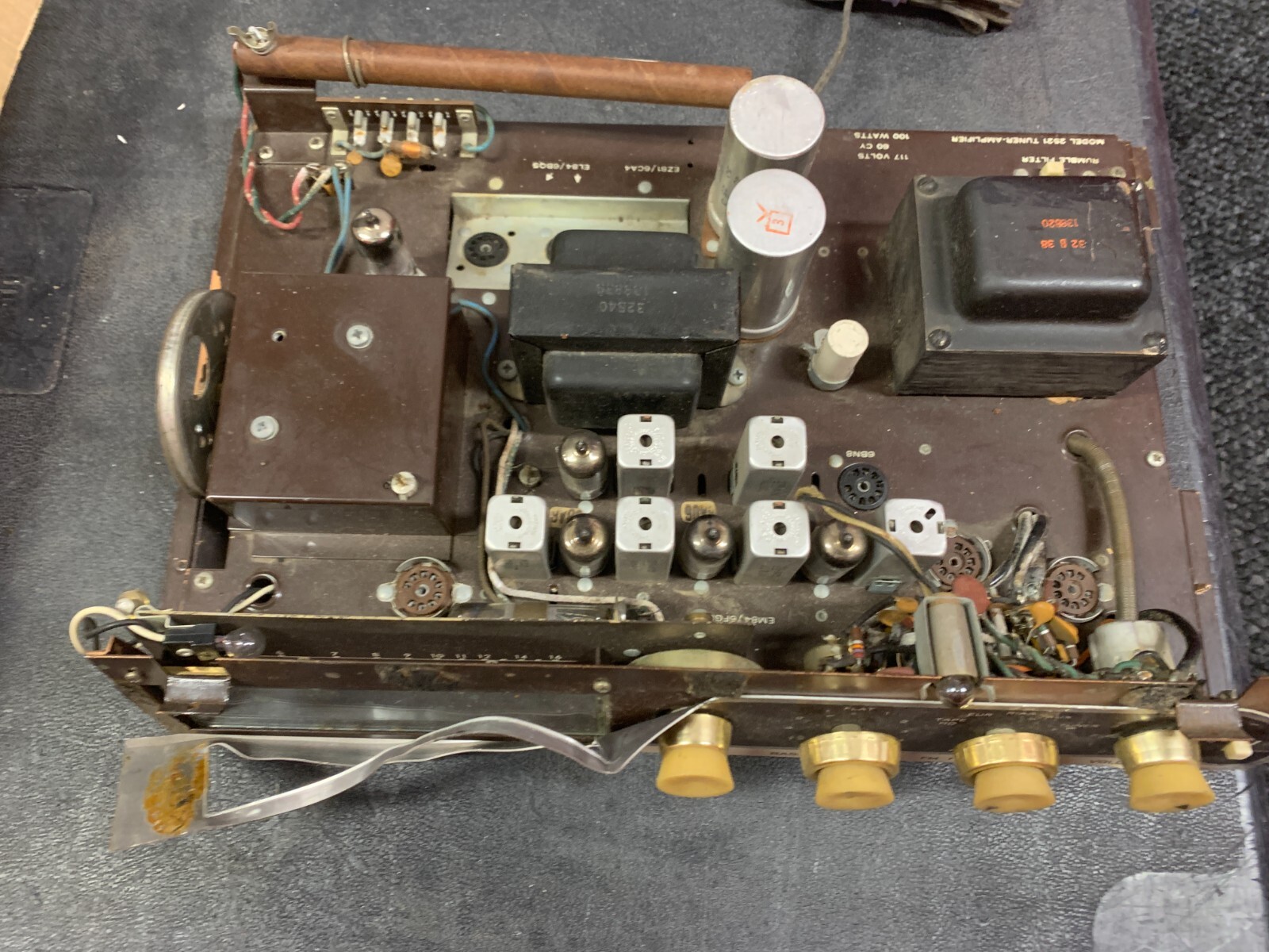 Vintage Bell Sound Model 2521 Tube Tuner Amplifier For Parts/Restore ...