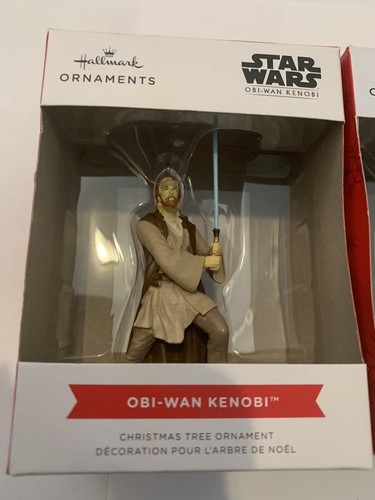 Star Wars Obi Wan Kenobi Christmas Ornament Lightsaber 2022 Disney ...