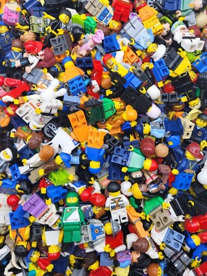 10 RANDOM Lego Minifigures Blind Bag Bundle Lot City Party Favor/Prize ...