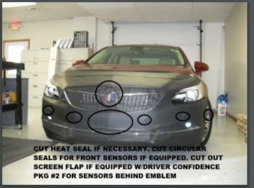 Lebra Front End Mask Cover Bra Fits BUICK LACROSSE 2017-2019 17-19 | eBay