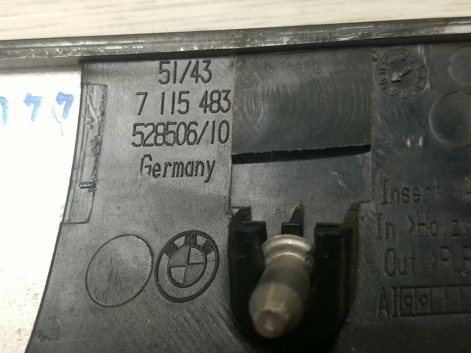 2004 - 2010 BMW R63 E64 650i M6 LEFT & RIGHT REAR DOOR WOOD ARM REST ...