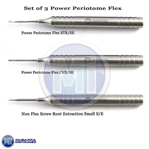 3pcs Dental Implant Periodontal Extraction Screw Flexible Titanium ...