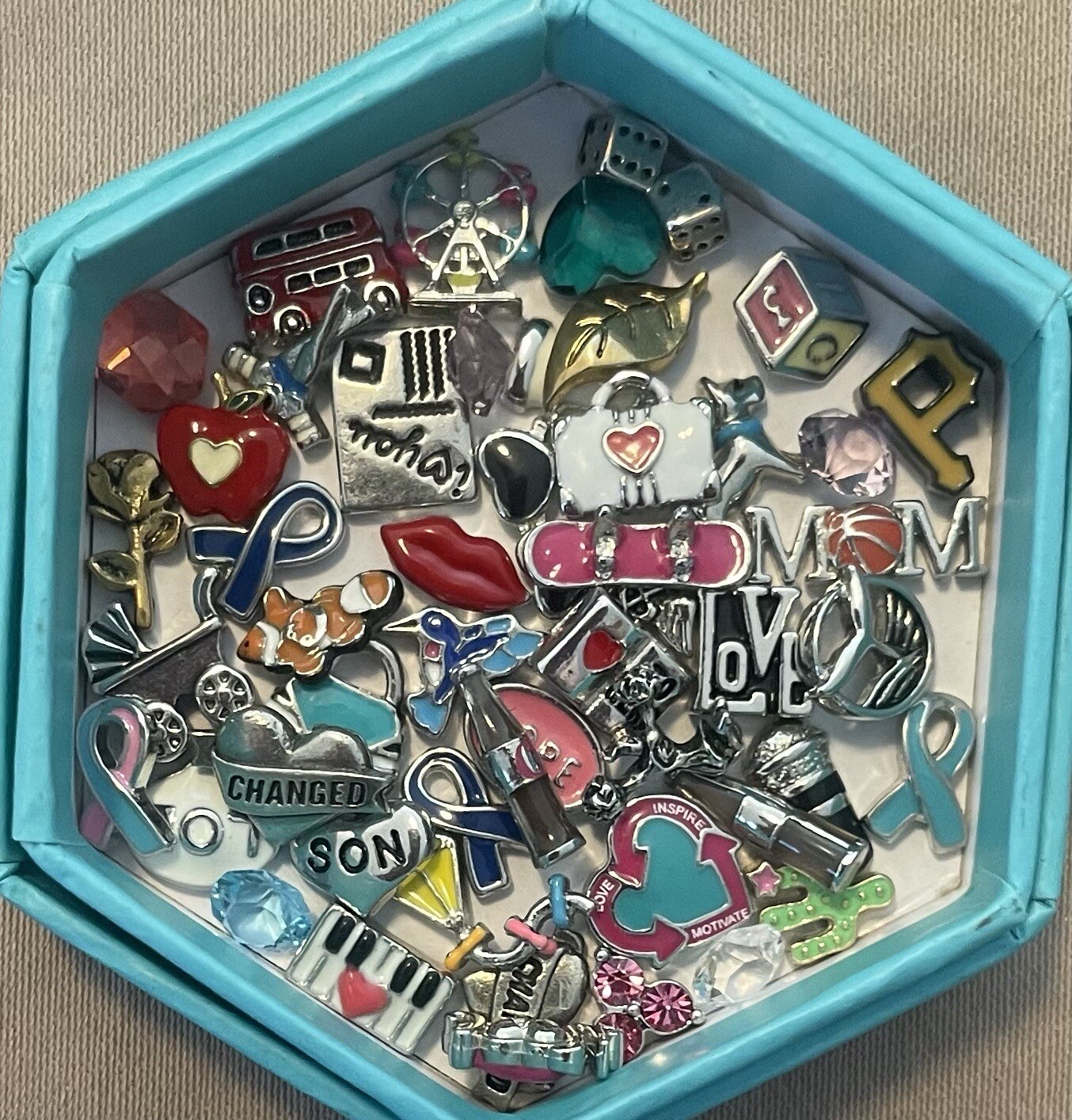 NEW Lot of 50 Assorted Origami Owl Charms - FREE SHIPPING | eBay