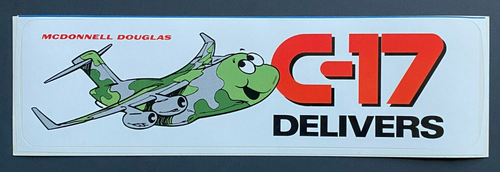 McDonnell Douglas C-17 Delivers Bumper Sticker | eBay