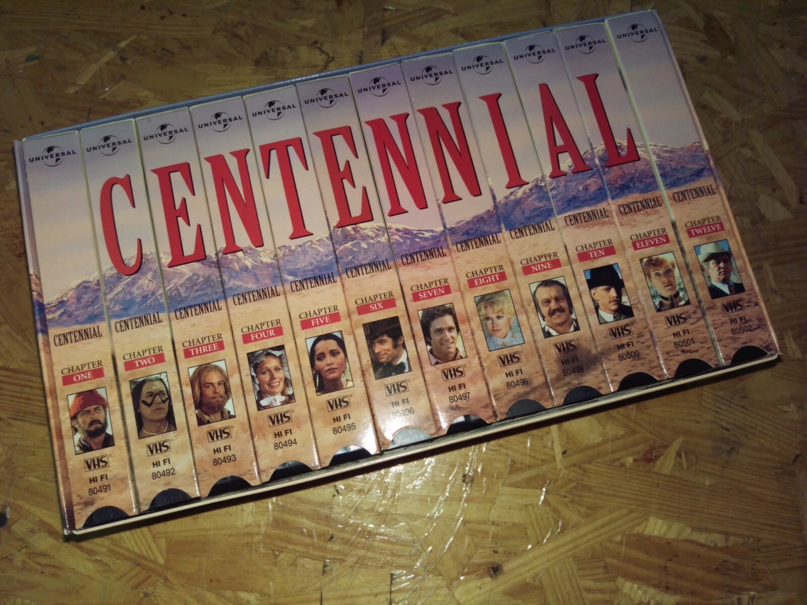 CENTENNIAL - The Complete 1978 TV Mini-Series (1997, VHS, 12 Tape Set ...