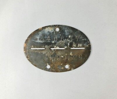 WW2 Original German 1./Stab. Fallschirmjager ID Dog Tag Airborne ...
