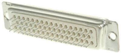 1 x Amphenol FCI D Series, 50 Way Through Hole PCB D-sub Connector ...