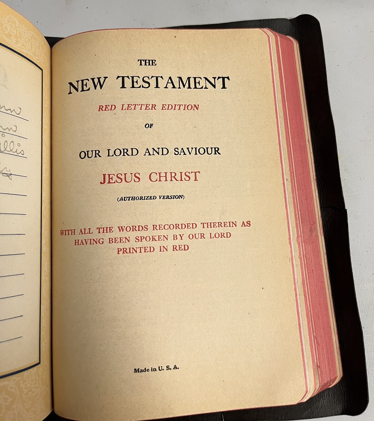 Holy Bible Concordance KJV Red Letter Edition by the World Publishing ...