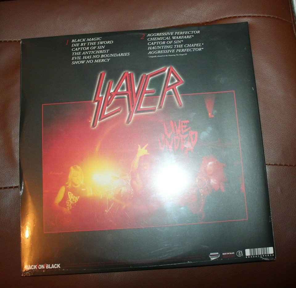 Slayer: Live undead SEALED COLOURED VINYL NEW | eBay