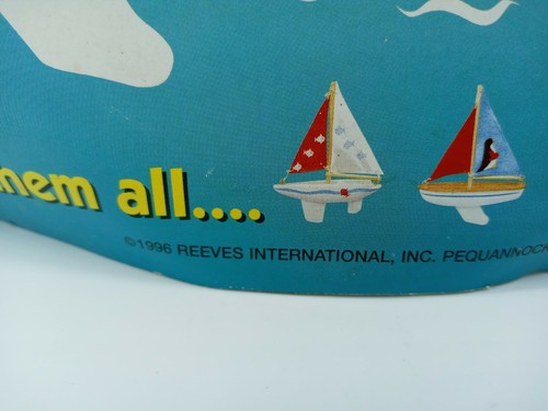 Vintage 1996 BOSUN BOATS by Reeves 7" Sailing Yacht Sail Boat Model Toy ...