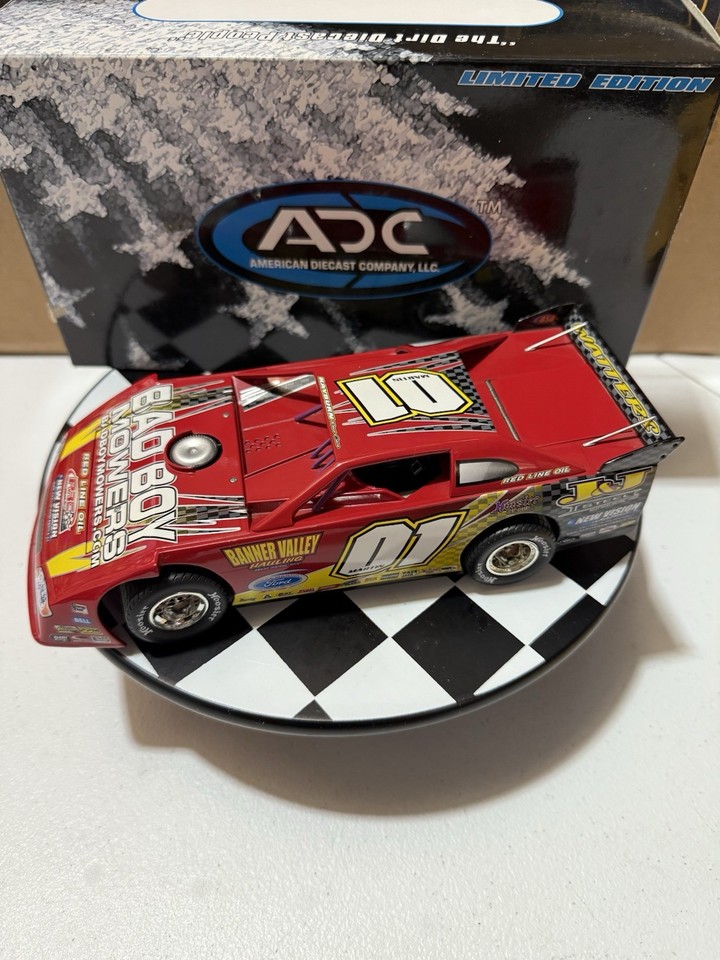RARE* MARK MARTIN #01 BAD BOY MOWERS ADC LATE MODEL DIRT CAR 2007 1/24 ...
