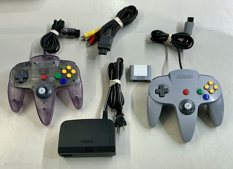 Nintendo 64 N64 System Console OEM Bundle Lot w/ 6 Games - 2 ...