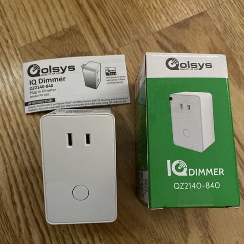Qolsys QZ2140-840 IQ Plug in Z-Wave Dimmer 869166000015| eBay