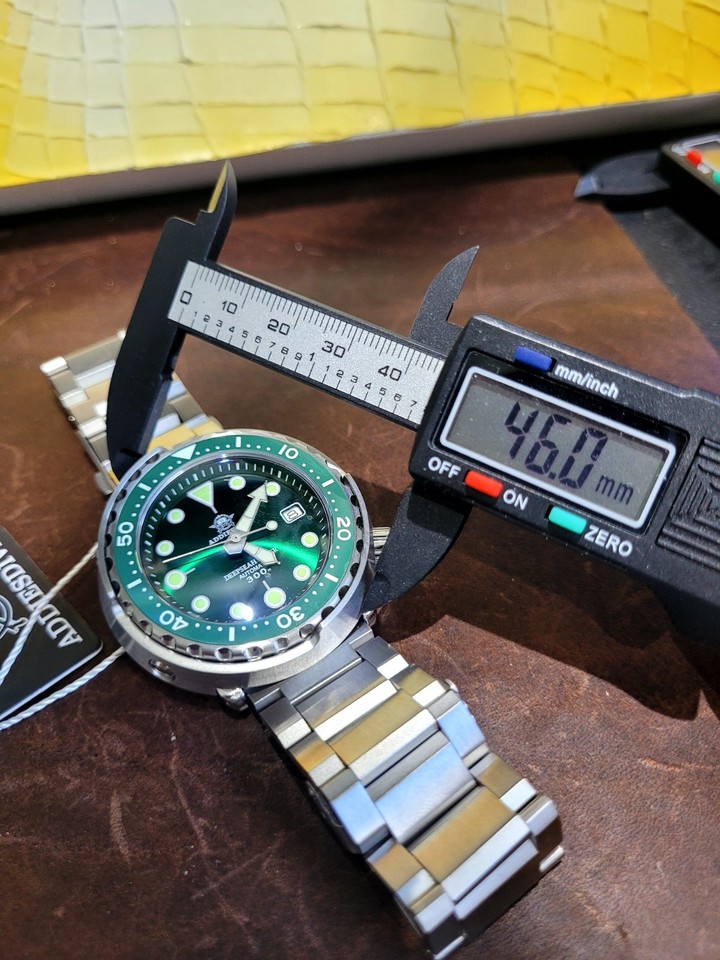 Mens Luxury Green Divers Watch 300m WR NH35 (SEIKO TMI) Automatic ...