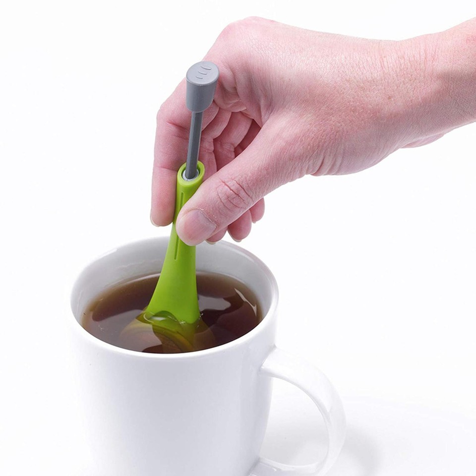 Healthy Total Tea Infuser Strainer Bag Loose Leaf Steeper Press Tea ...