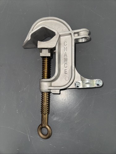 HUBBELL CHANCE C6002256 Ground Clamp C Type 35kA Grade 5H 2" Jaw ...