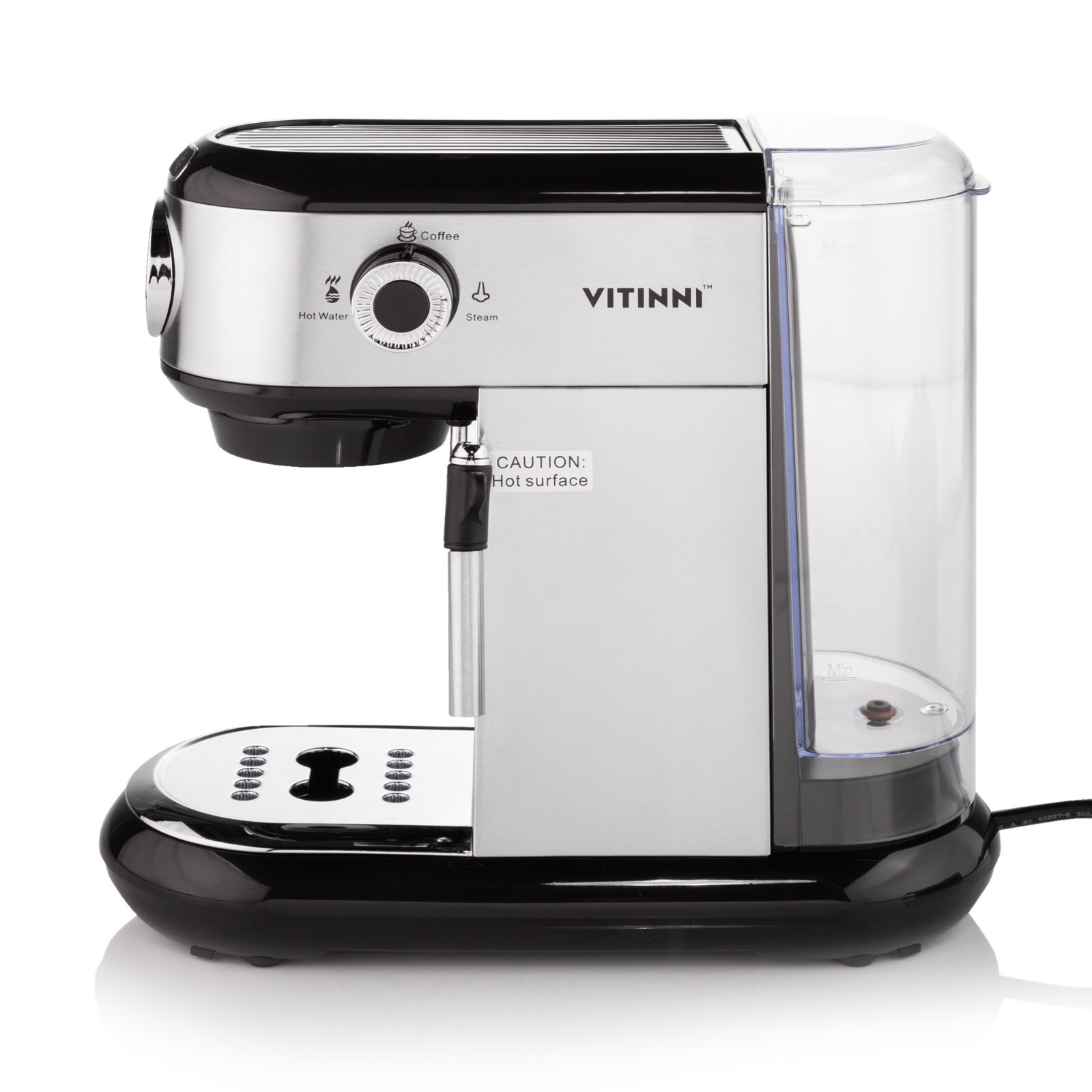 Vitinni Espresso Coffee Machine 1450W Milk Frother Arm Bar Barista ...