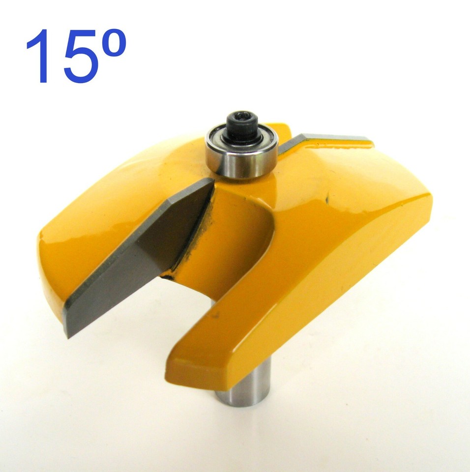 1pc 3-1/8" Dia 15° Straight Bevel Raised Panel Router Bit S | eBay