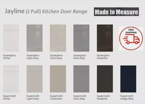 Jayline J Pull Handless Replacement Kitchen Doors Drawers, Made to Measure | eBay UK