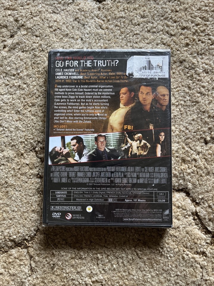 Tortured DVD Hauser Cromwell Fishburne New 43396264014 | eBay