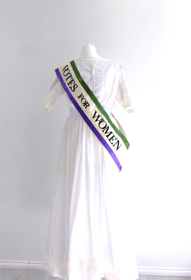 Suffragette Protest Sash Votes For Women Edwardian 1920 Costume ...