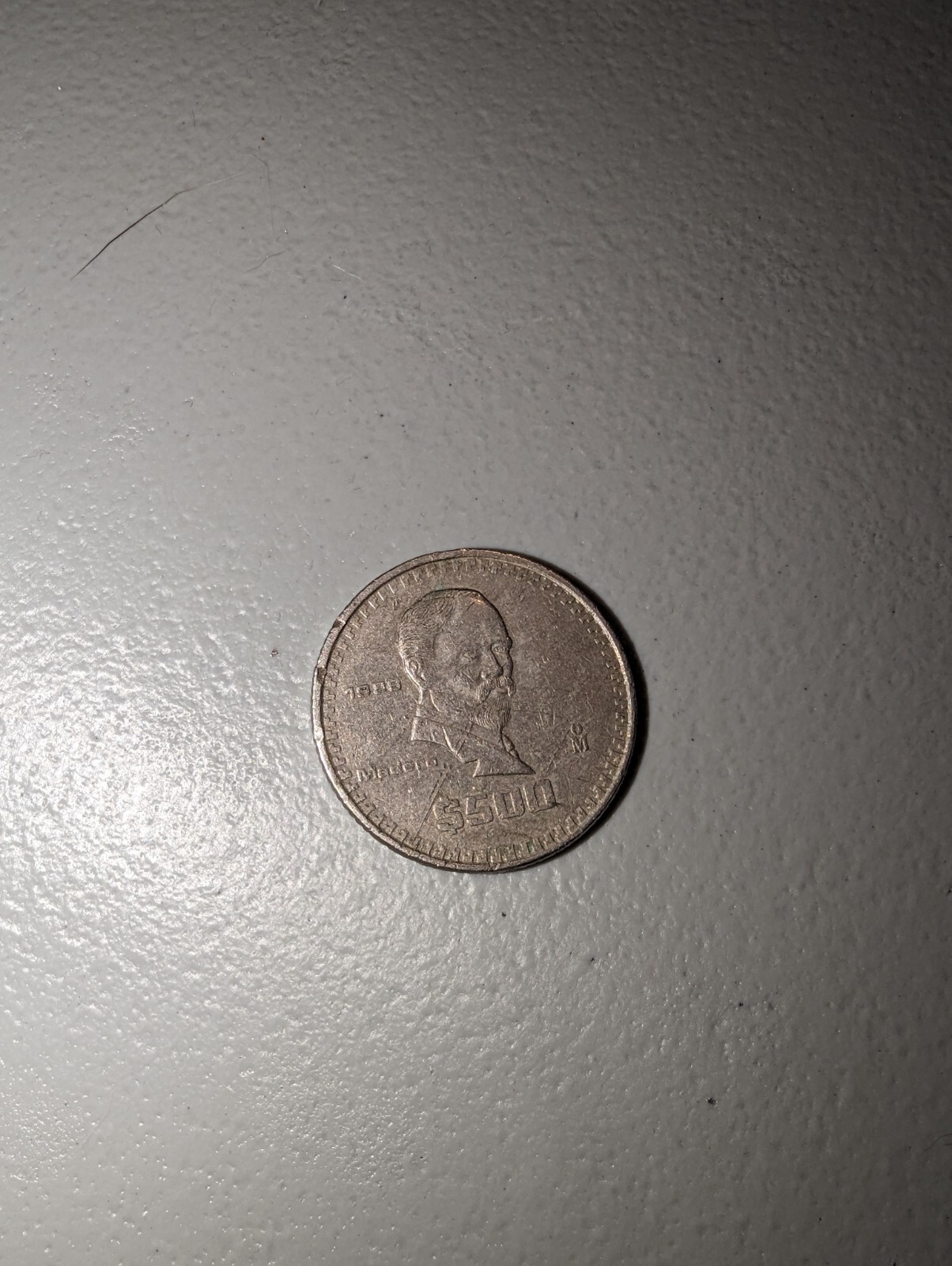 Mexico 1987 $500 PESOS Coin with Francisco Madero (Mexican President ...