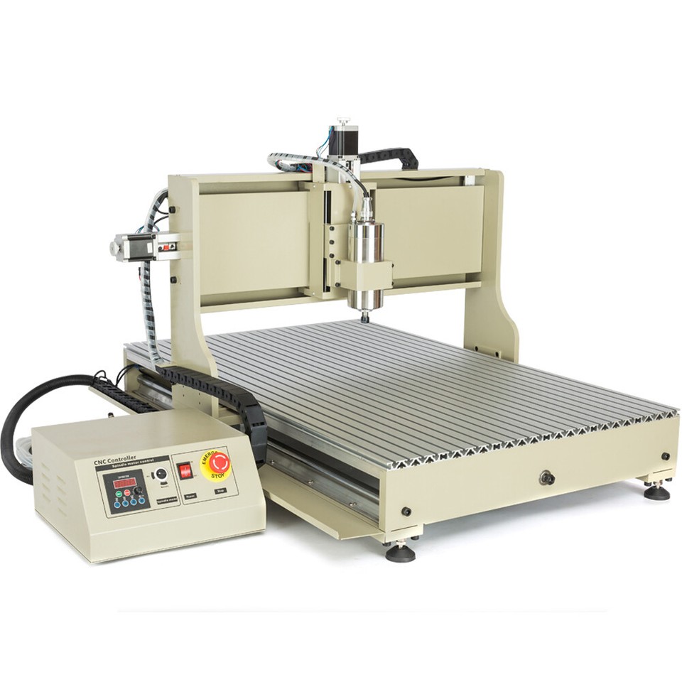 USB 2.2KW 4 axis CNC 6090Z CNC Router Small Wood Metal Engraving ...